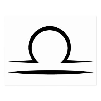 Libra Symbol Postcards | Zazzle
