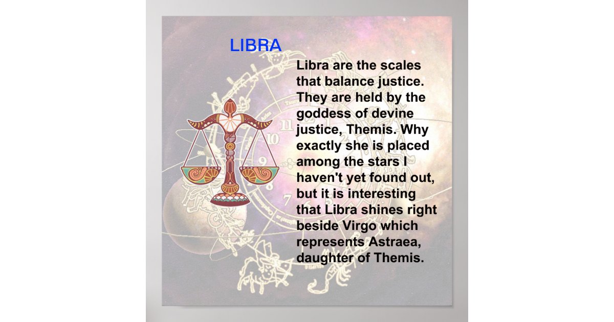 Libra origin Poster | Zazzle