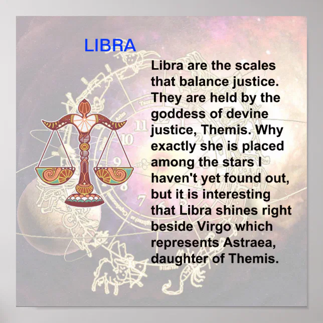Libra origin Poster | Zazzle