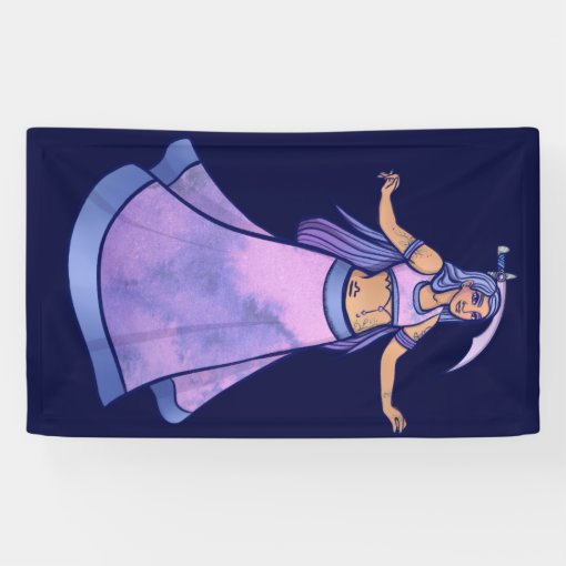 Libra Sword Belly Dancer Banner | Zazzle