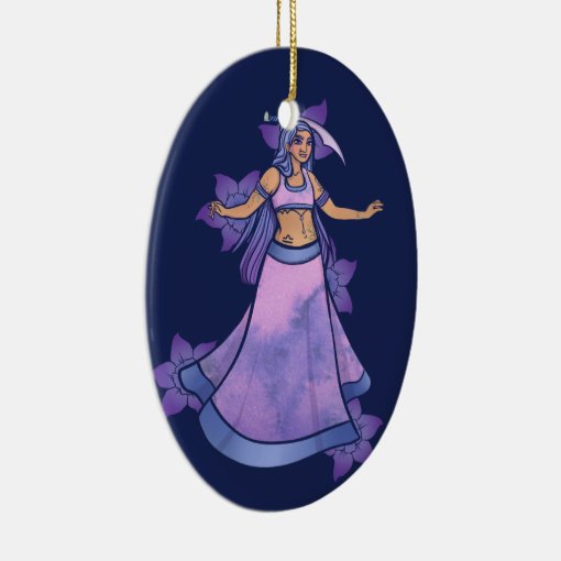 Libra Sword Belly Dancer Ceramic Ornament | Zazzle