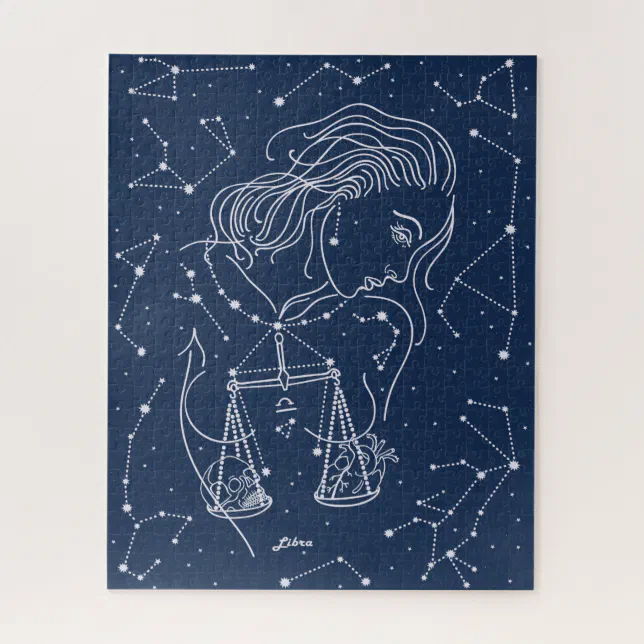 Libra zodiac sign jigsaw puzzle | Zazzle