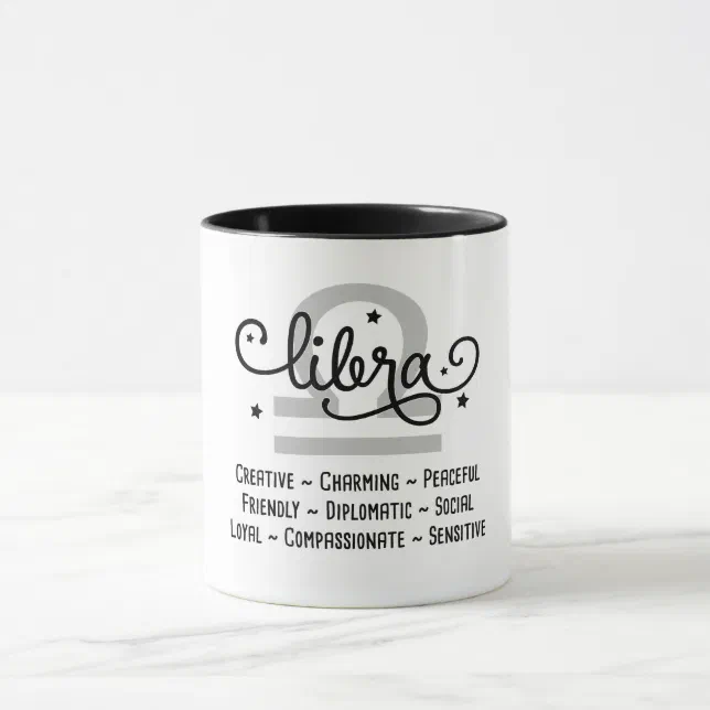 Libra Zodiac Traits Mug | Zazzle