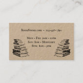 Librarian Archivist Books Custom Business Card | Zazzle