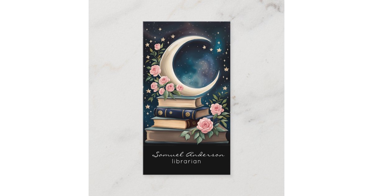 Librarian Bookstore Books Archivist Business Cards | Zazzle