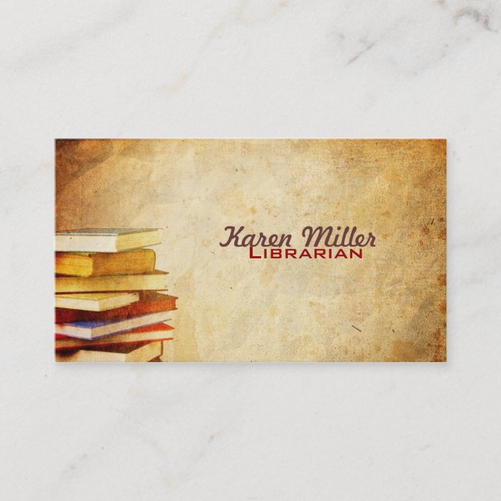 Librarian Business Cards | Zazzle.com