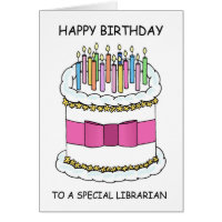 Librarian Cards - Greeting & Photo Cards | Zazzle