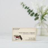 Librarian Library Business Card | Zazzle