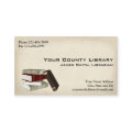 Librarian Library Business Card | Zazzle