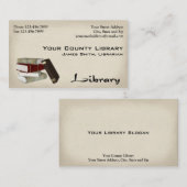 Librarian Library Business Card | Zazzle