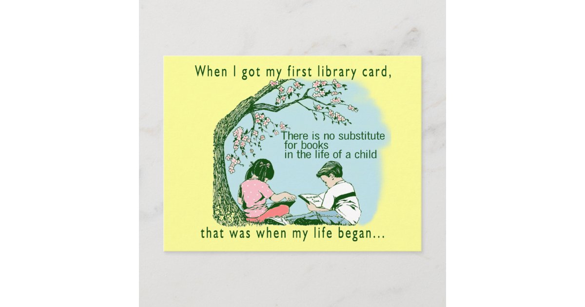 Librarian Library Postcard | Zazzle