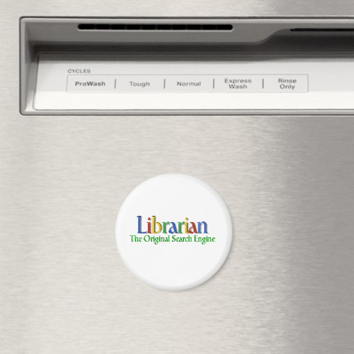 Librarian Original Search Engine Magnet | Zazzle