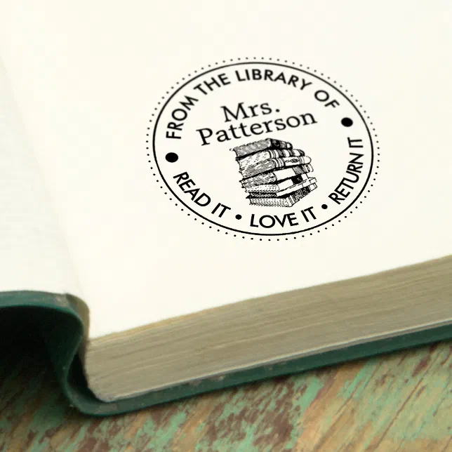 Librarians Read It Love It Return It Personalized Self-inking Stamp ...
