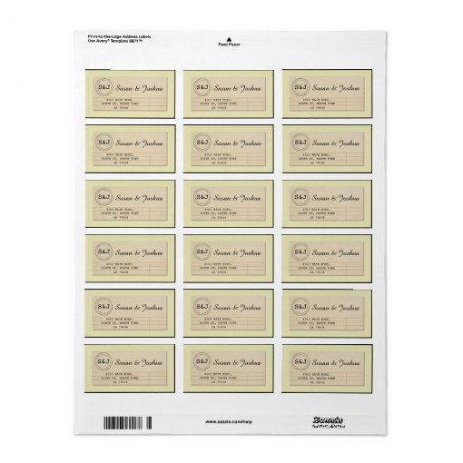 Library Address Labels Stickers Wedding Books | Zazzle