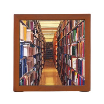 Library Book Shelves Pencil Holder | Zazzle