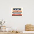 Library Book Themed Baby Shower Welcome Sign | Zazzle