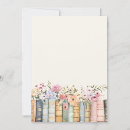 Library Books Baby Shower Invitation | Zazzle