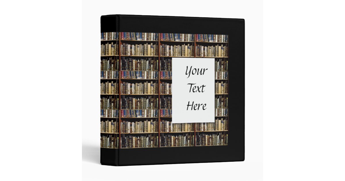Library Books Binder | Zazzle
