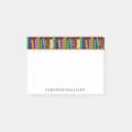 Library Books English Teacher Writer Personalized Post-it Notes | Zazzle