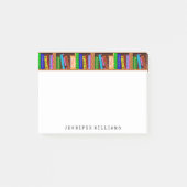 Library Books English Teacher Writer Personalized Post-it Notes | Zazzle