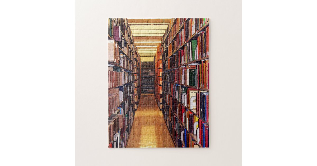 Library Books Puzzle | Zazzle