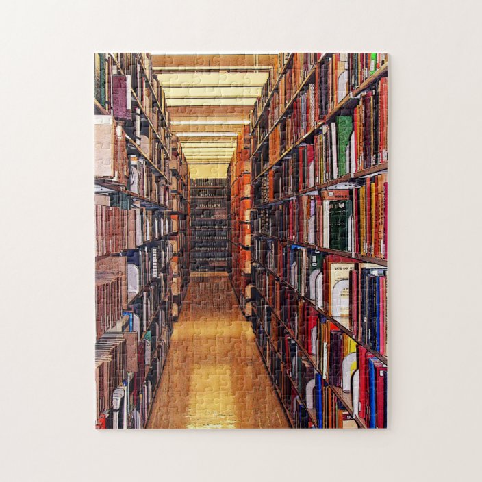 Library Books Puzzle | Zazzle.com