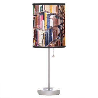Library Books Table Lamp | Zazzle