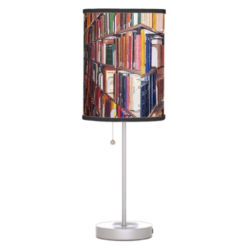 Library Books Table Lamp | Zazzle
