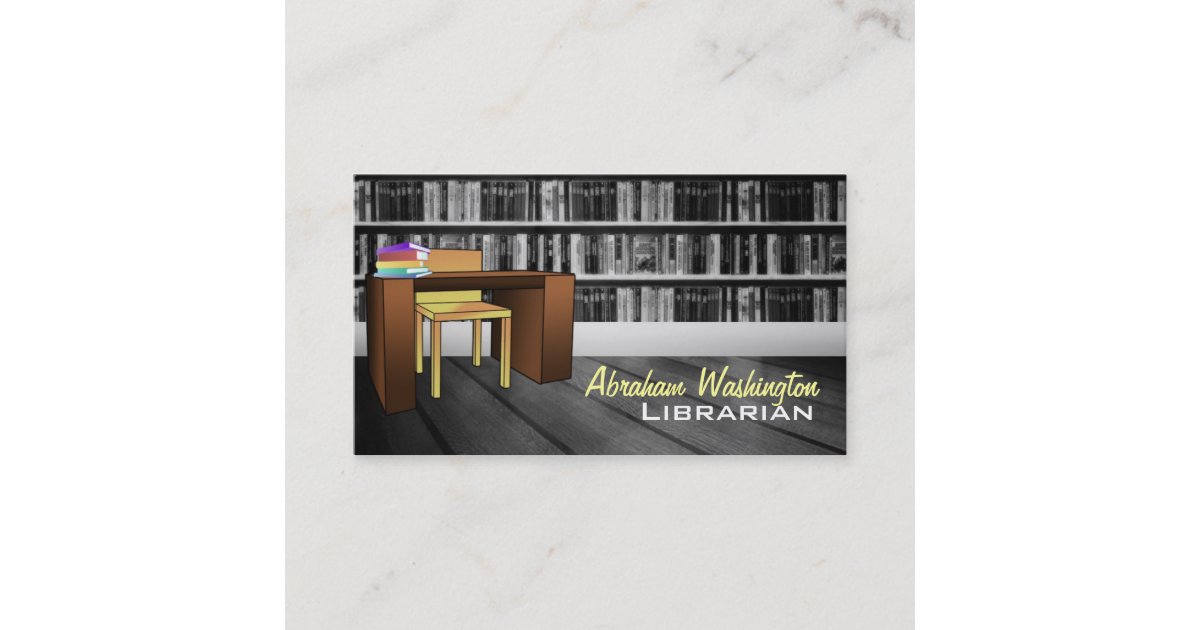 Library Business Cards | Zazzle
