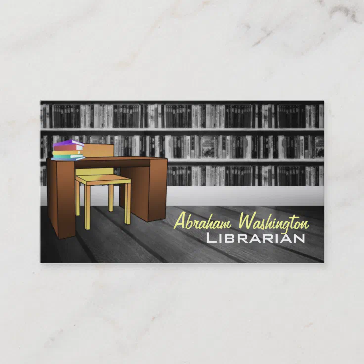 Library Business Cards | Zazzle