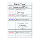 "Library Card" Anniversary Party Invitations | Zazzle.com