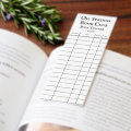 Library Checkout Card Book Tracker Pamphlet Bookmarks | Zazzle
