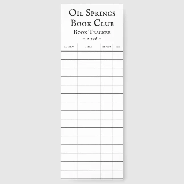 Library Checkout Card Book Tracker Pamphlet Bookmarks | Zazzle