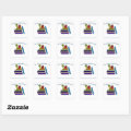 Library Donation Bookplate Label - Bookworm Design | Zazzle