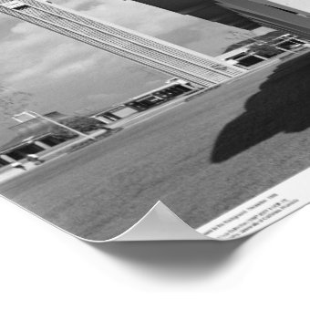 Library Entrance Arches, Bell Tower in Background Poster | Zazzle