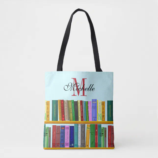 Library for genius. Books for clever students Tote Bag | Zazzle