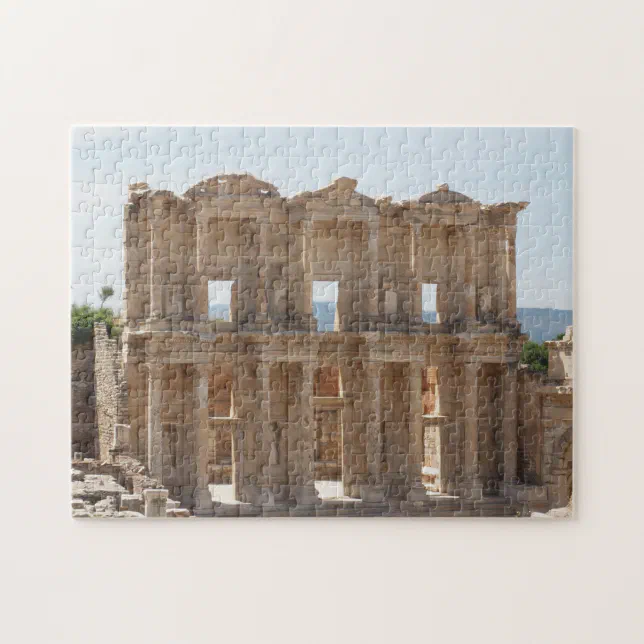 Library of Celsus in Ephesus, Turkey Jigsaw Puzzle | Zazzle