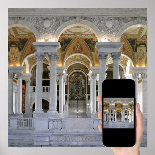 Library of Congress 20x20 Poster | Zazzle
