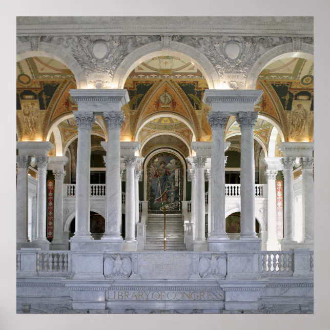 Library of Congress 20x20 Poster | Zazzle