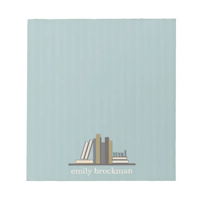 Library Personalized Notepad | Zazzle
