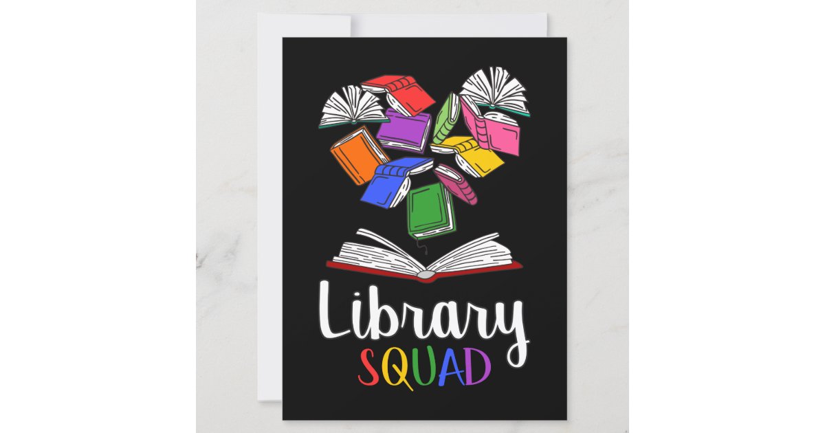 Library Squad I Invitation | Zazzle