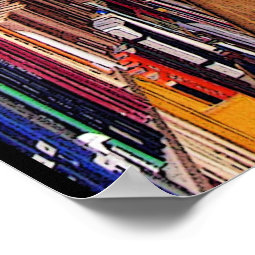 Library Stacks Poster | Zazzle