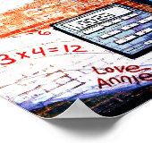 Library Wall Graffiti Poster | Zazzle