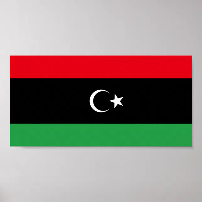 Libya Flag Poster | Zazzle