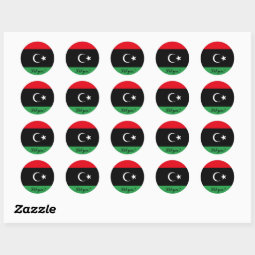Libya Flag Stickers | Zazzle