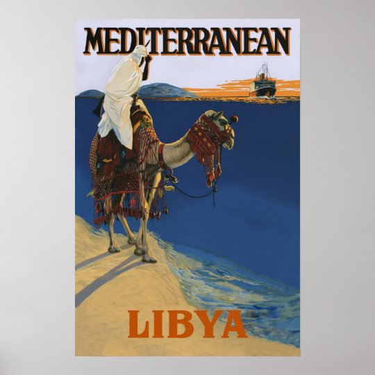 Libya travel poster | Zazzle.com