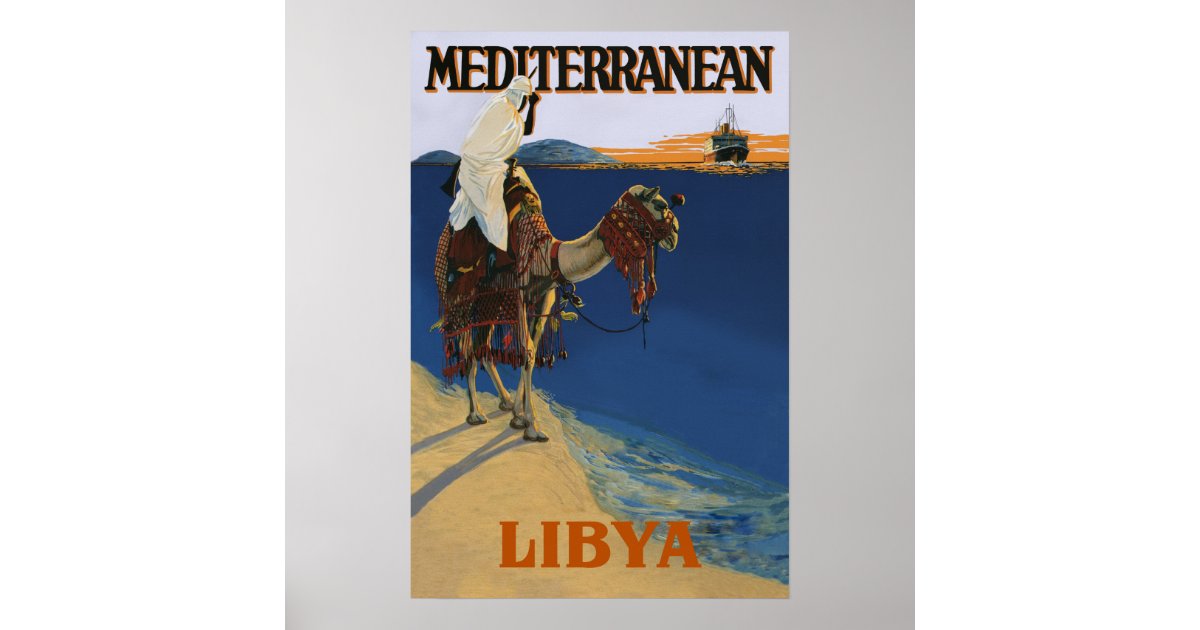Libya travel poster | Zazzle