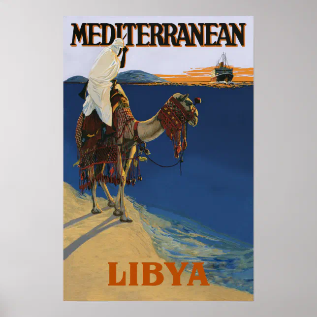 Libya travel poster | Zazzle