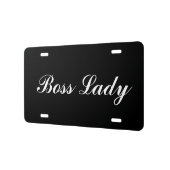 License Plate - Boss Lady | Zazzle