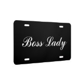 License Plate - Boss Lady | Zazzle